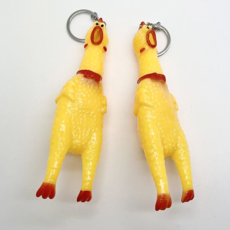 Rubber Chicken Keychain | Satori Imports