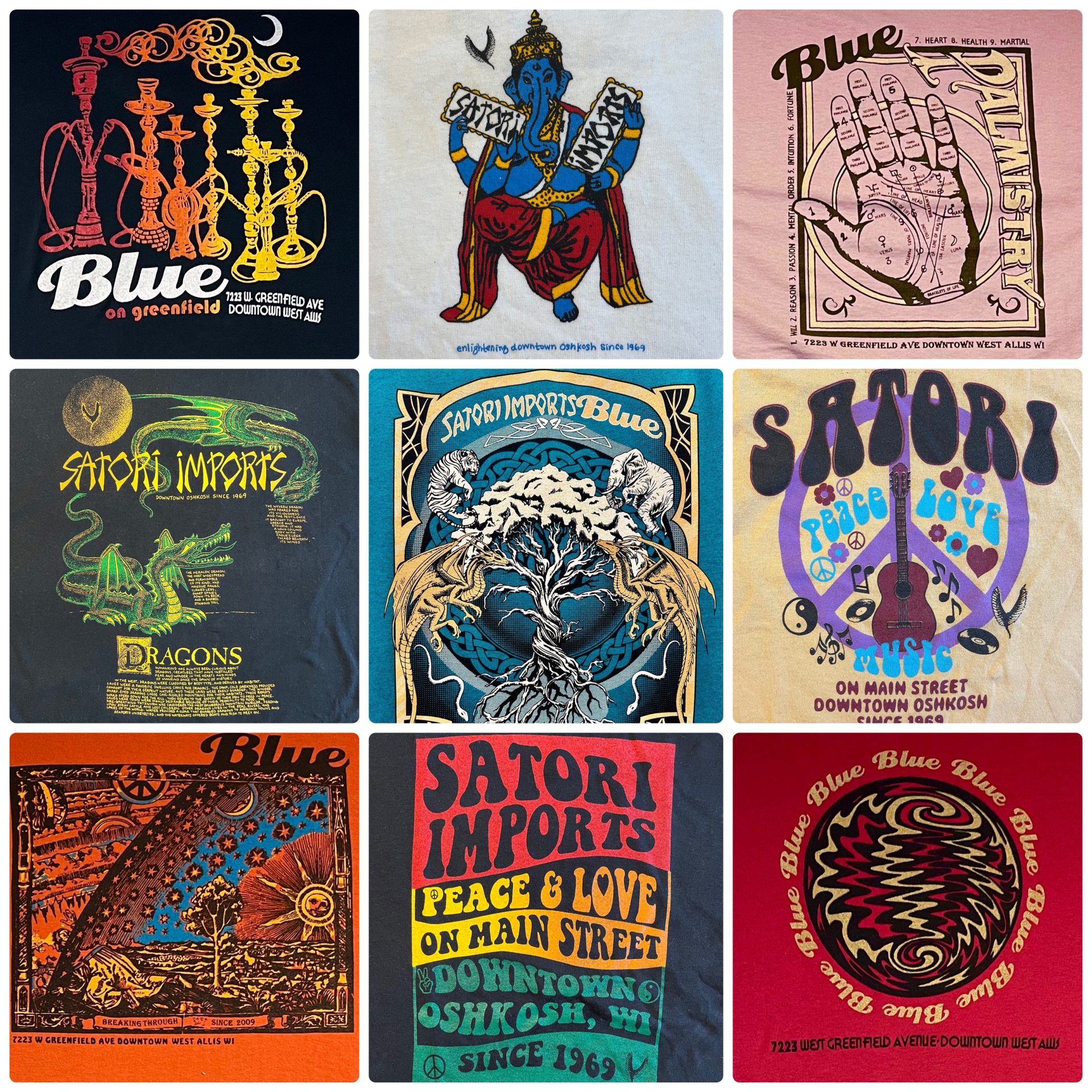 Satori Imports & Blue: Head Shop / Incense / Buddhas - Oshkosh ...